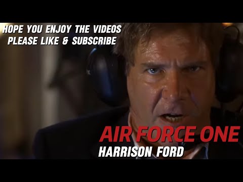 AIR FORCE ONE (1997) Harrison Ford, Gary Oldman, Glen Close, and Dean Stockwell