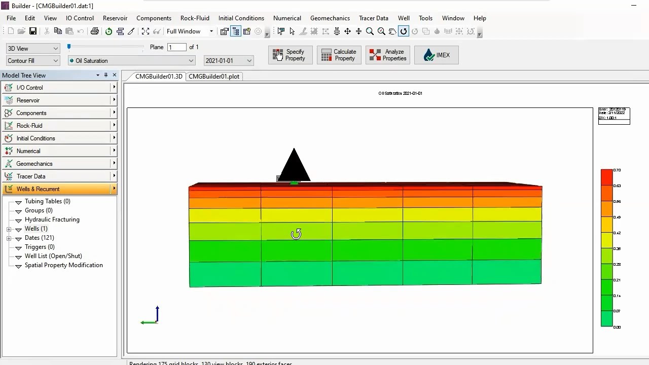 CMG Tutorial 18: Simple Reservoir Modeling and Simulation
