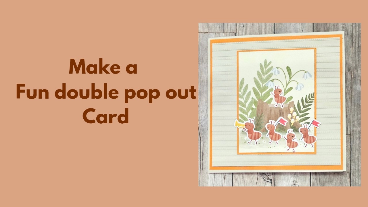 How to make a fun double pop out card with Cary's Creative Table