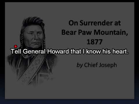 On Surrender at Bear Paw Mountain 1877 - Same-Language-Subtitling