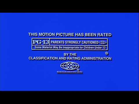 Stampede Entertainment/MPAA Rating Card (PG-13, 1996)