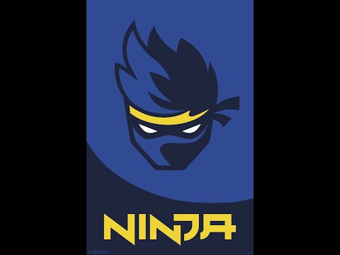 How to draw the ninja logo