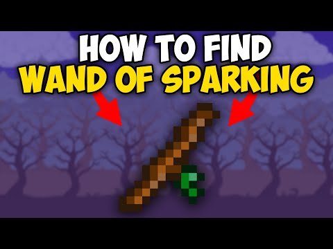 How to Find WAND OF SPARKING in Terraria 1.4.4.9 | Wand of Sparking seed 1.4.4.9