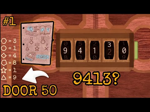 Door 50 but 4 codes only | Roblox Doors new