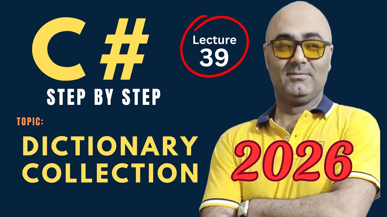 C# Dictionary collection – Beginner Friendly Tutorial –  Csharp programming 2026