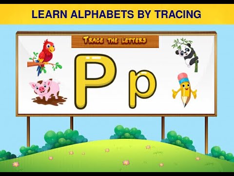 Phonics Letter P | Alphabet Writing | Objects starting with Letter P | Magic Wand