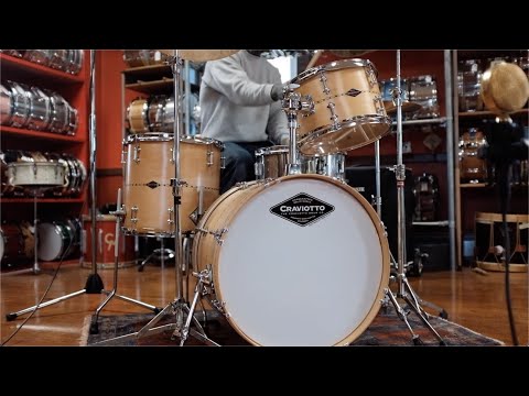 2012-14 Craviotto Solid Shell Maple Kit 14x20 14x14 8x12 | Reverb