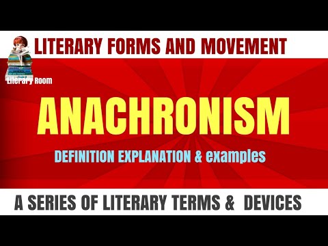 Anachronism Literary Device / definition and examples / Urdu / English by Amna Sheikh