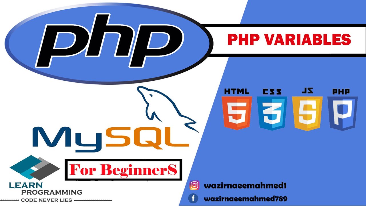PHP Variables Explained | PHP Tutorials in Urdu/Hindi || Learn Programming