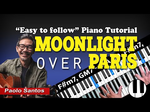BASIC & ADVANCE Piano-Chord Tutorial - Moonlight Over Paris