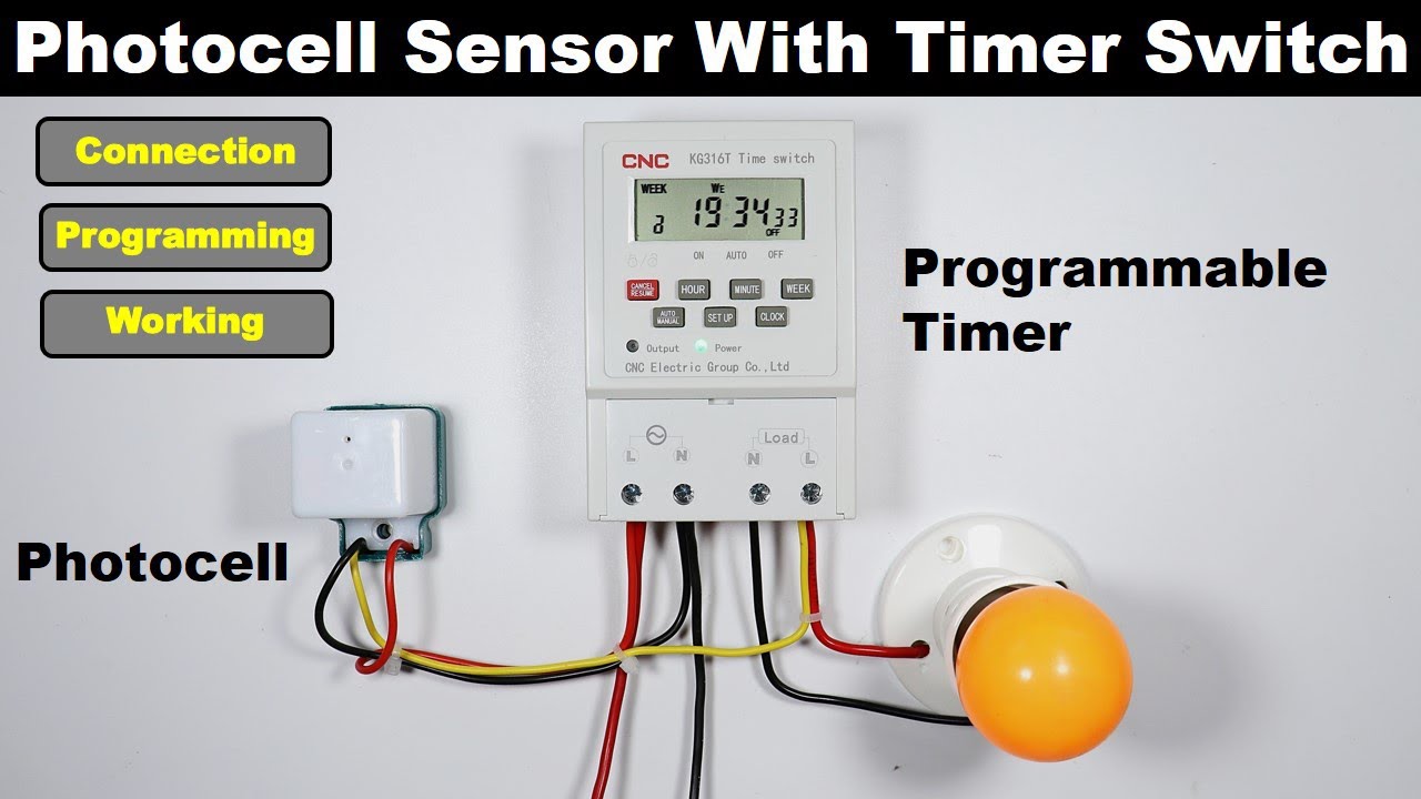 KG316T timer switch Connection Programming Working@CNCElectric1988