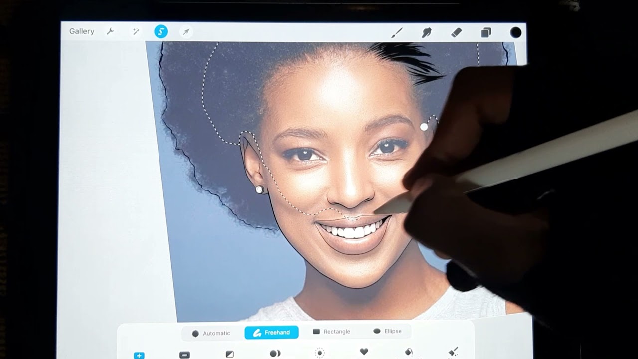 How I outline My Vector illustrations on Procreate