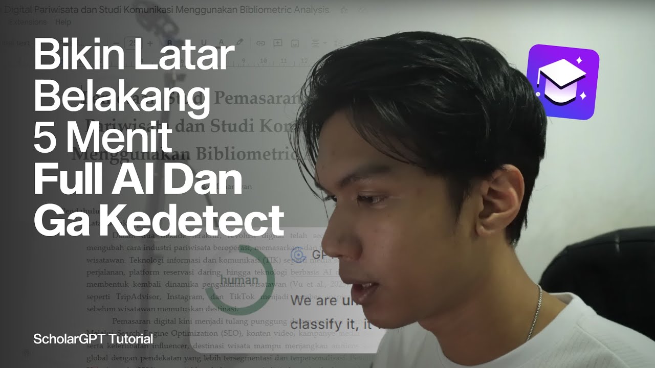 Bikin Draft Latar Belakang Skripsi CUMA 5 MENIT! Pakai Scholar GPT & GA KEDETECT AI!