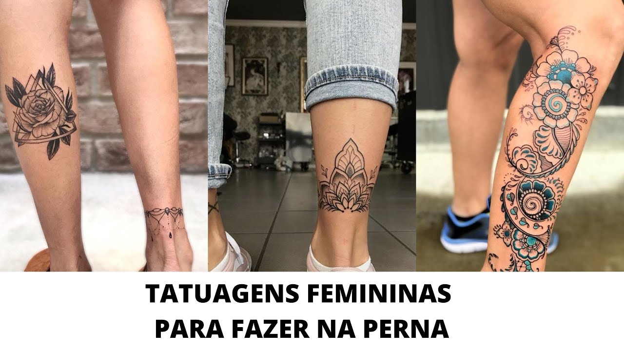 67 TATUAGENS FEMININAS PARA FAZER NA PERNA