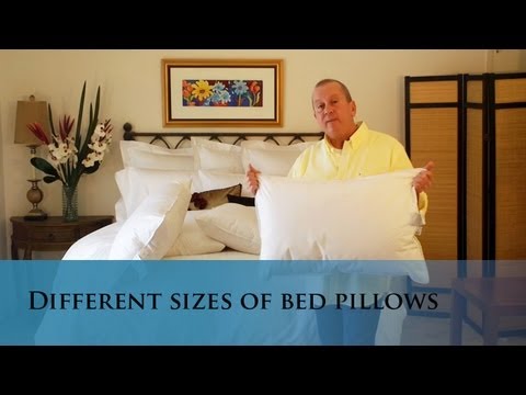 Different size bed pillows. (www.verolinens.com)