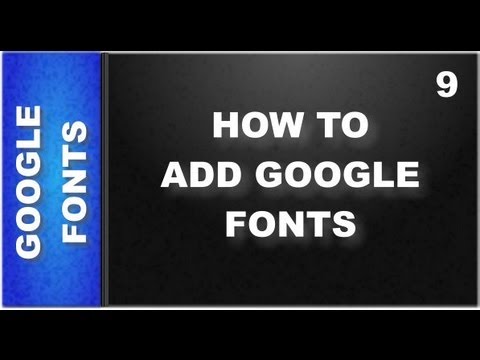 Web Design Tutorials for Xara Web Designer 9 Premium: Google Fonts Leson 112