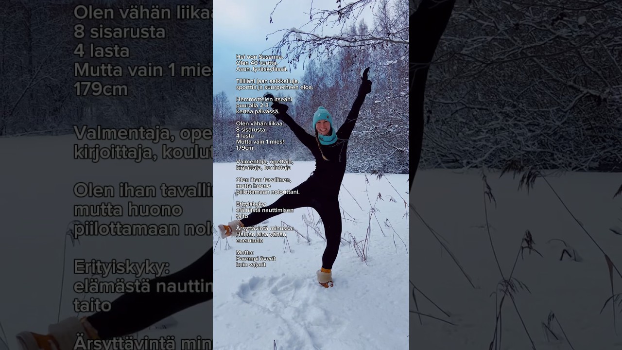 Susannan esittely #esittely #kuka #juoksu #hiihto #valmentaja #äitiys