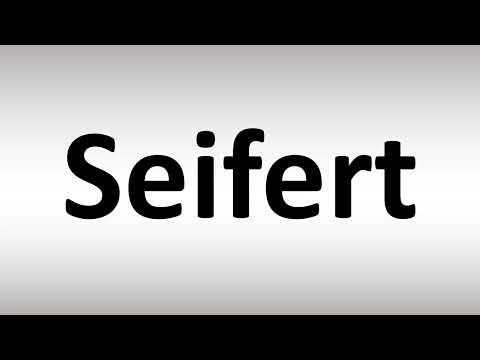 How to Pronounce Seifert