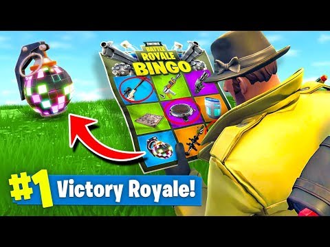 FORTNITE BINGO *NEW* Custom Gamemode In Fortnite Battle Royale