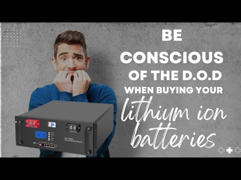 Be conscious of check the Depth of discharge of your lithium ion batteries #renewableenergy