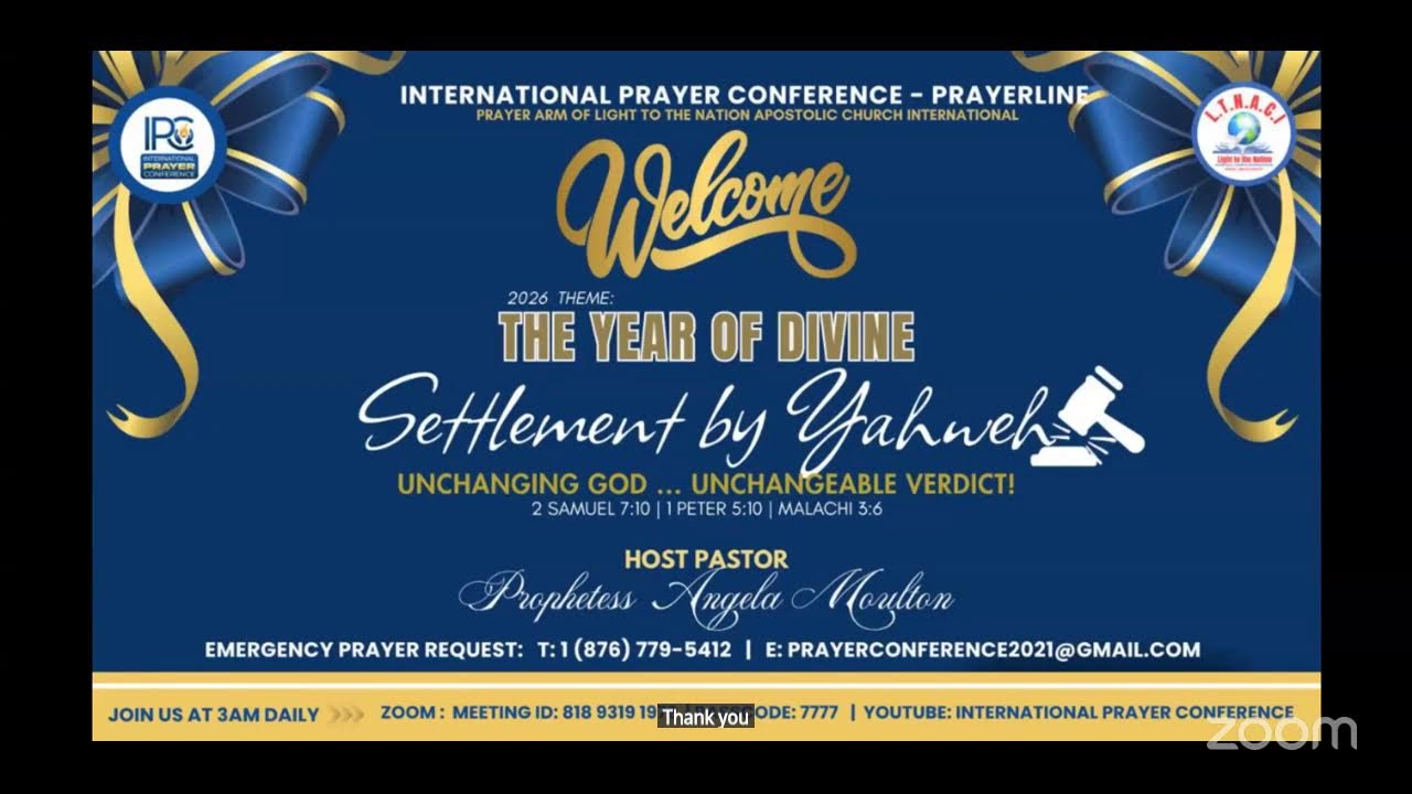 Breaking of the day Prayer Conference 70 Weeks