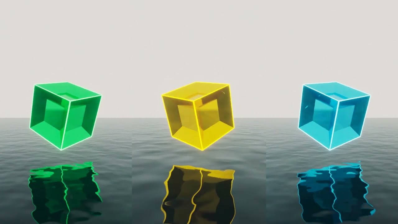 Dancing Cubes Triple View
