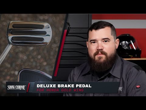 Deluxe Brake Pedal for 2018+ Honda Gold Wing by Show Chrome
