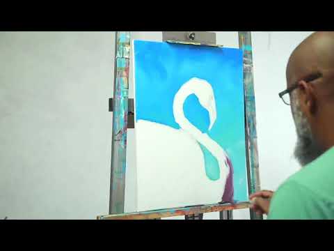 Painting a Pink Flamingo
