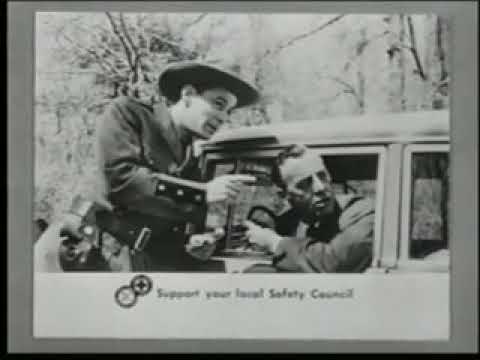 1960 PSA warning drivers to drive safely