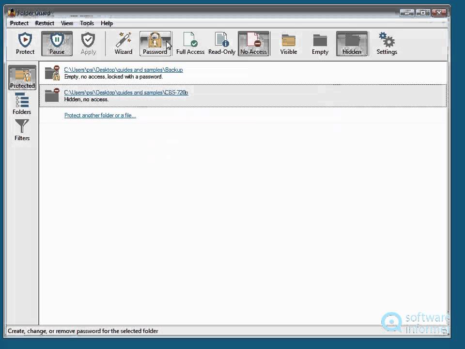 Folder Guard - a first look