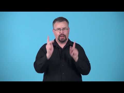 American Sign Language ASL Video Dictionary - man in the street