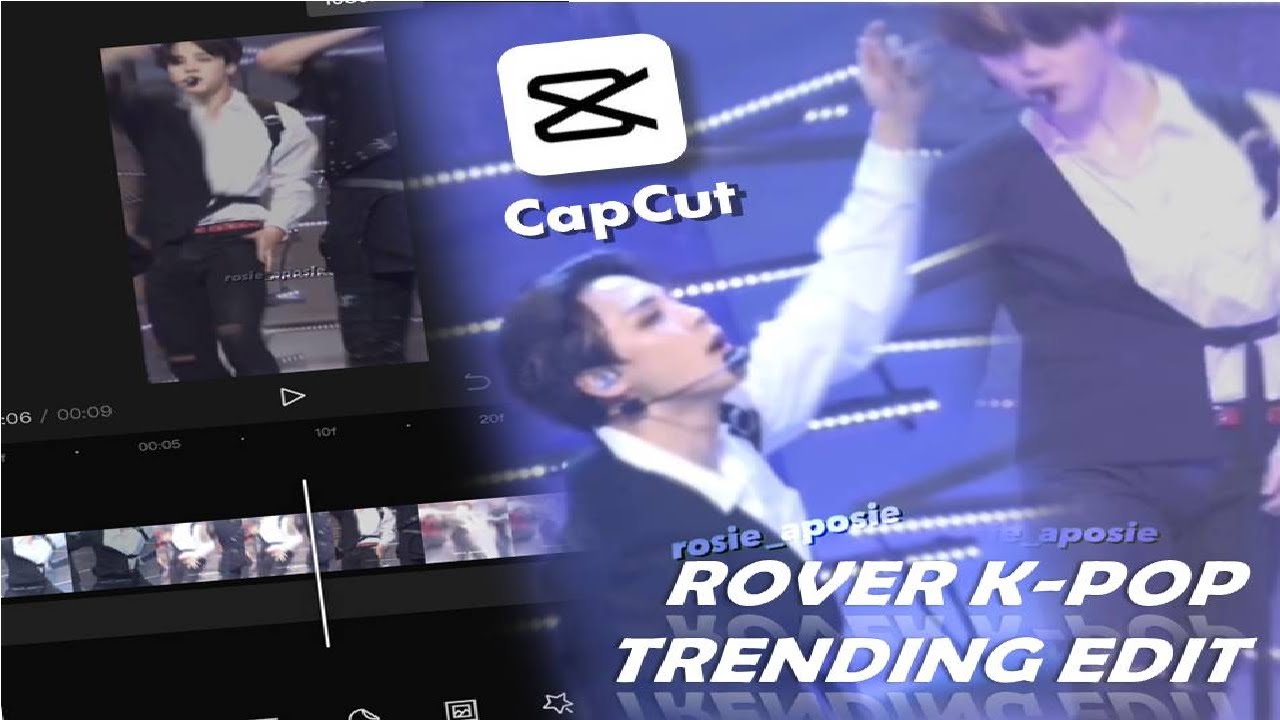 TRENDING ROVER EDIT TUTORIAL - CAPCUT #trending #kpop
