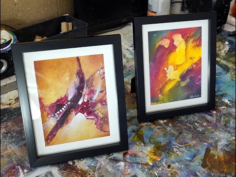 Mes acryliques sur papier disponibles !