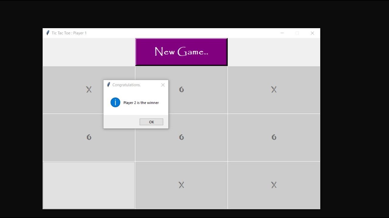 Tic-Tac-Toe Game In PYTHON With Source Code | Source Code & Projects