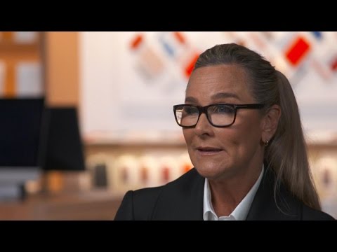 SVP of retail Angela Ahrendts reveals redesigned Apple stores