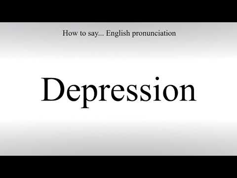 How To Pronounce Depression - How To Say: American pronunciation