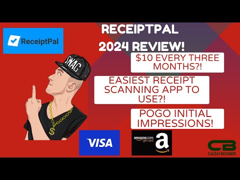 ReceiptPal 2024 Review - Best Receipt App?! Free $10 Gift Card Every Three Months?! + Pogo Preview!