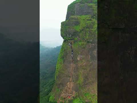 Harihar Fort | Drone shot #shorts