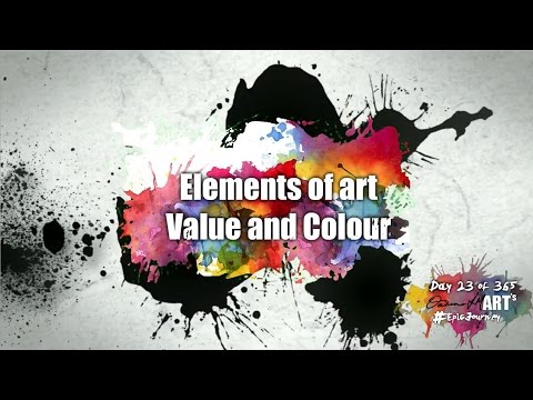 Elements of art - Value and colour