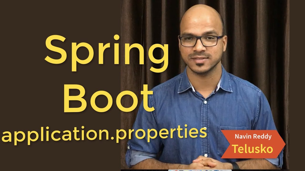 Web App using Spring boot | Application Properties File