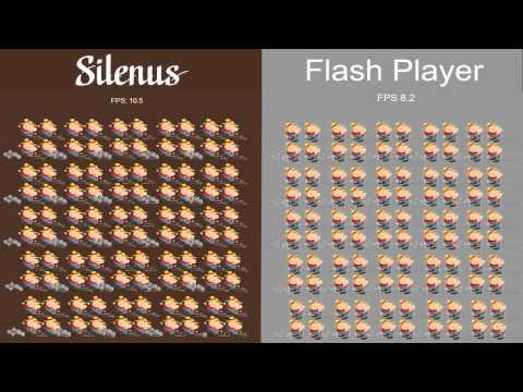 Silenus Flash Exporter vs Flash Player