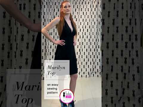 Marilyn Top Sewing Pattern Pinterest Video