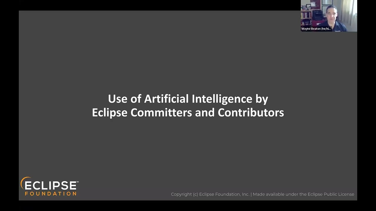 Using Artificial Intelligence in your Eclipse Open Source Project