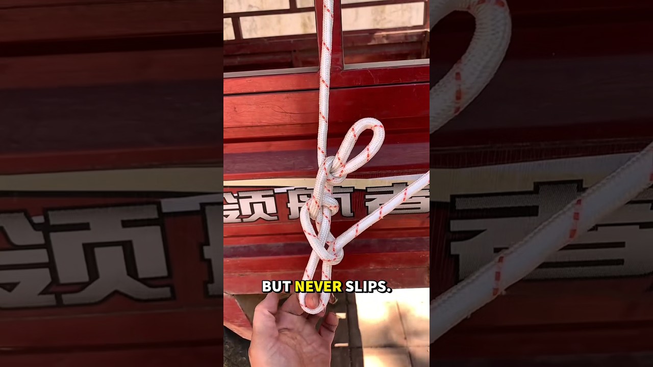 The Unbreakable Cargo Knot EVERY Trucker Needs! #knot #technique #rope #knottying #knowledge