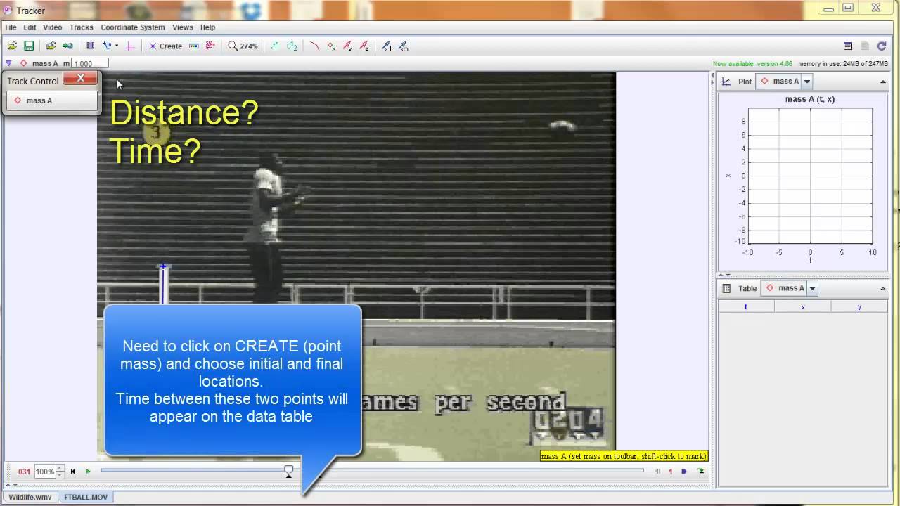TRACKER Software as Basic Measuring Tool
