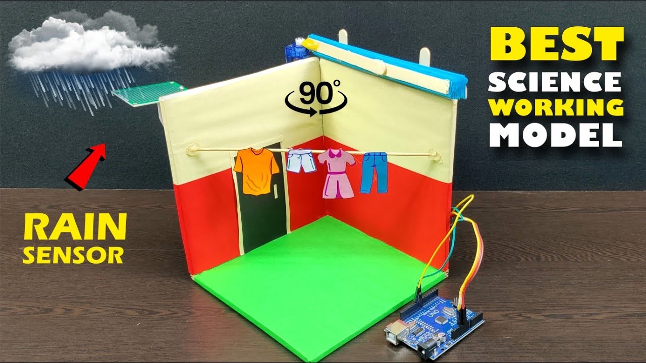 How To Make Rain Detector Project|| Rain Sensor Clothes Protection|| Rain Detector Project #science
