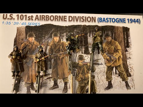 US 101st AIRBORNE DIVISION BASTOGNE 1944 by Dragon models. Review and finish