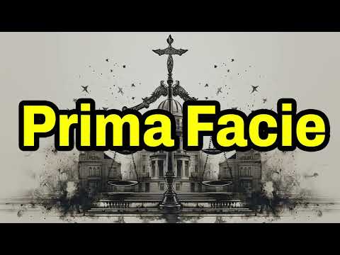Prima Facie Pronunciation | How To Say Prima Facie | Prima Facie Meaning