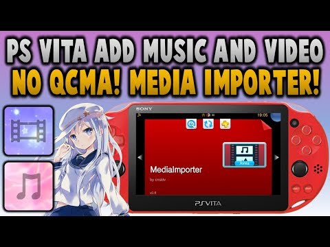 PS Vita Easily Add Videos/Music To Official App! (MediaImporter)
