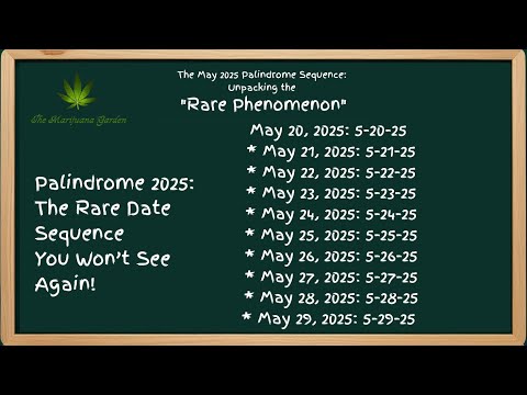 Palindrome 2025: The Rare Date Sequence You Won’t See Again!